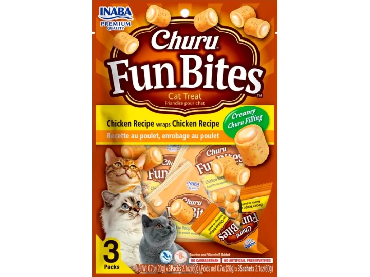 Inaba | Churu Fun Bites Pollo gato | Tienda Mascotamanía | Tienda ...