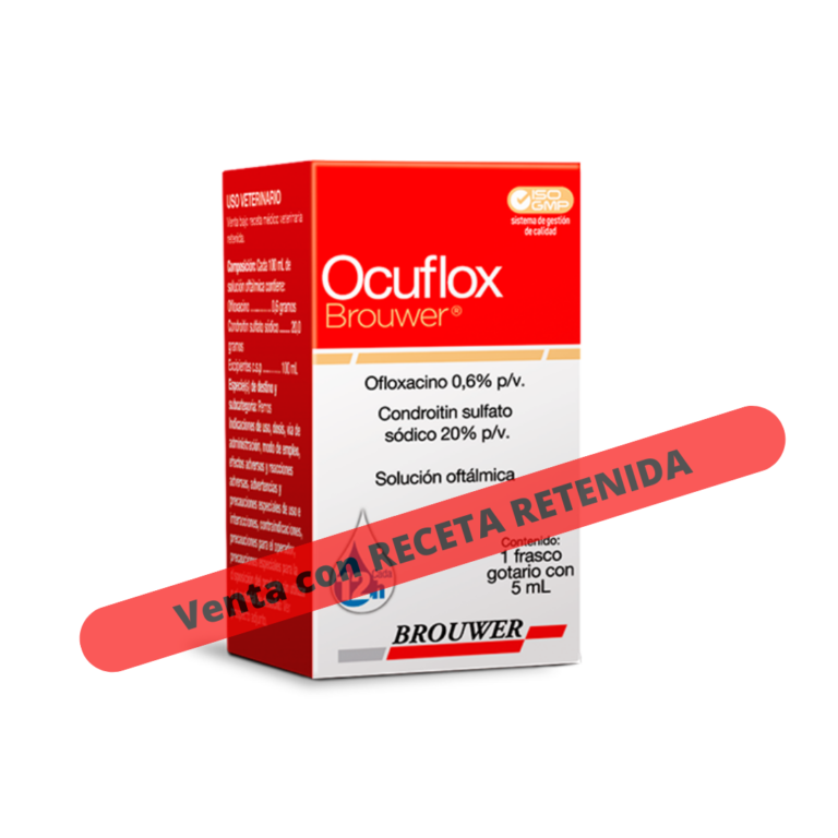 Ocuflox (Ofloxacino/Condroitin Sulfato)- Solución Oftálmica 5 ml ...
