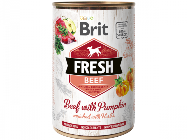 Brit Fresh Beef with Pumpkin 400 gr | Tienda Mascotamanía | Tienda ...