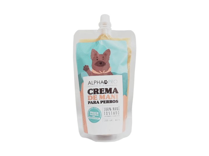 Alpha Probiotic Crema de Maní para Perro 200 gr | Tienda Mascotamanía | Tienda Mascotamanía